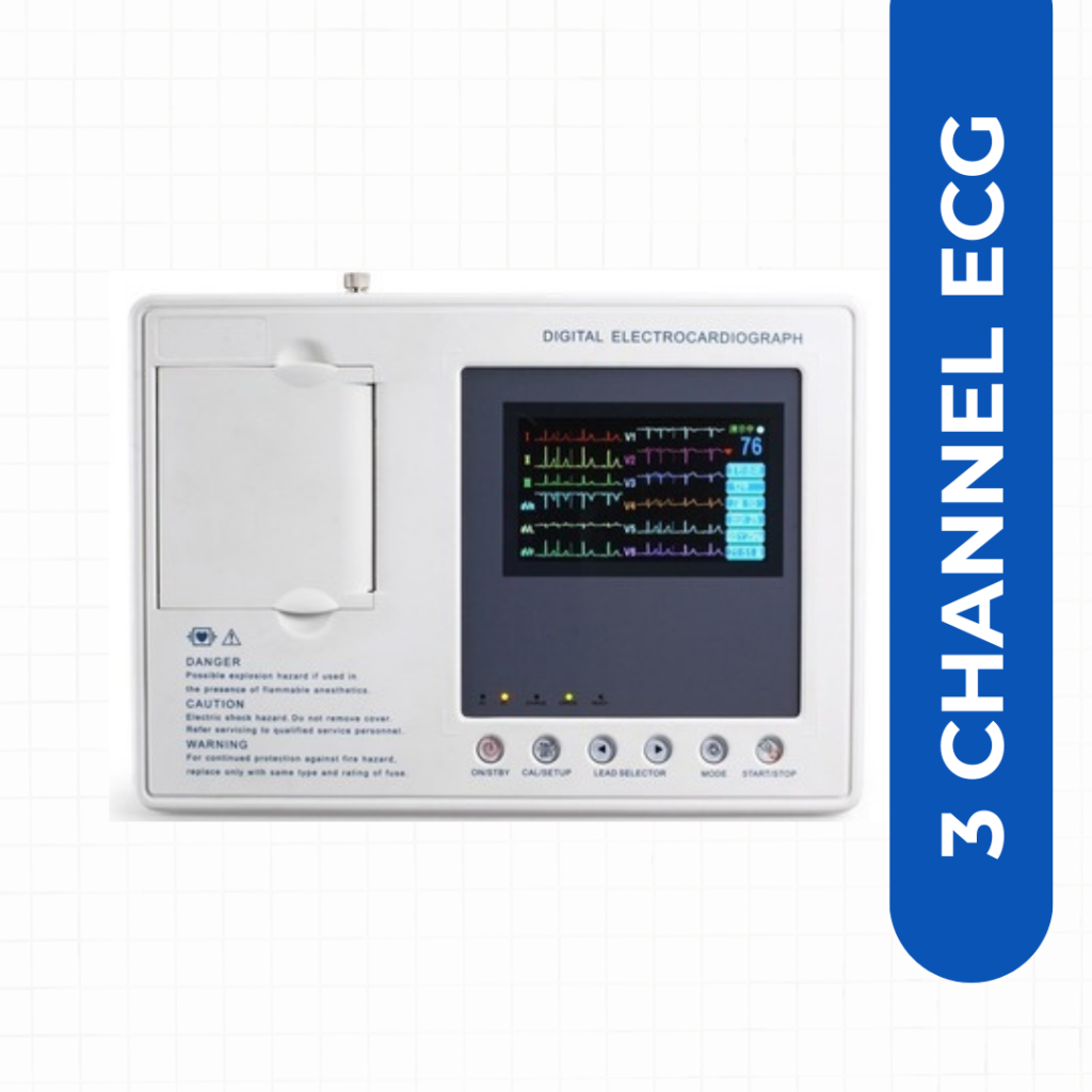 3 Channel ECG Machine - Bromedica